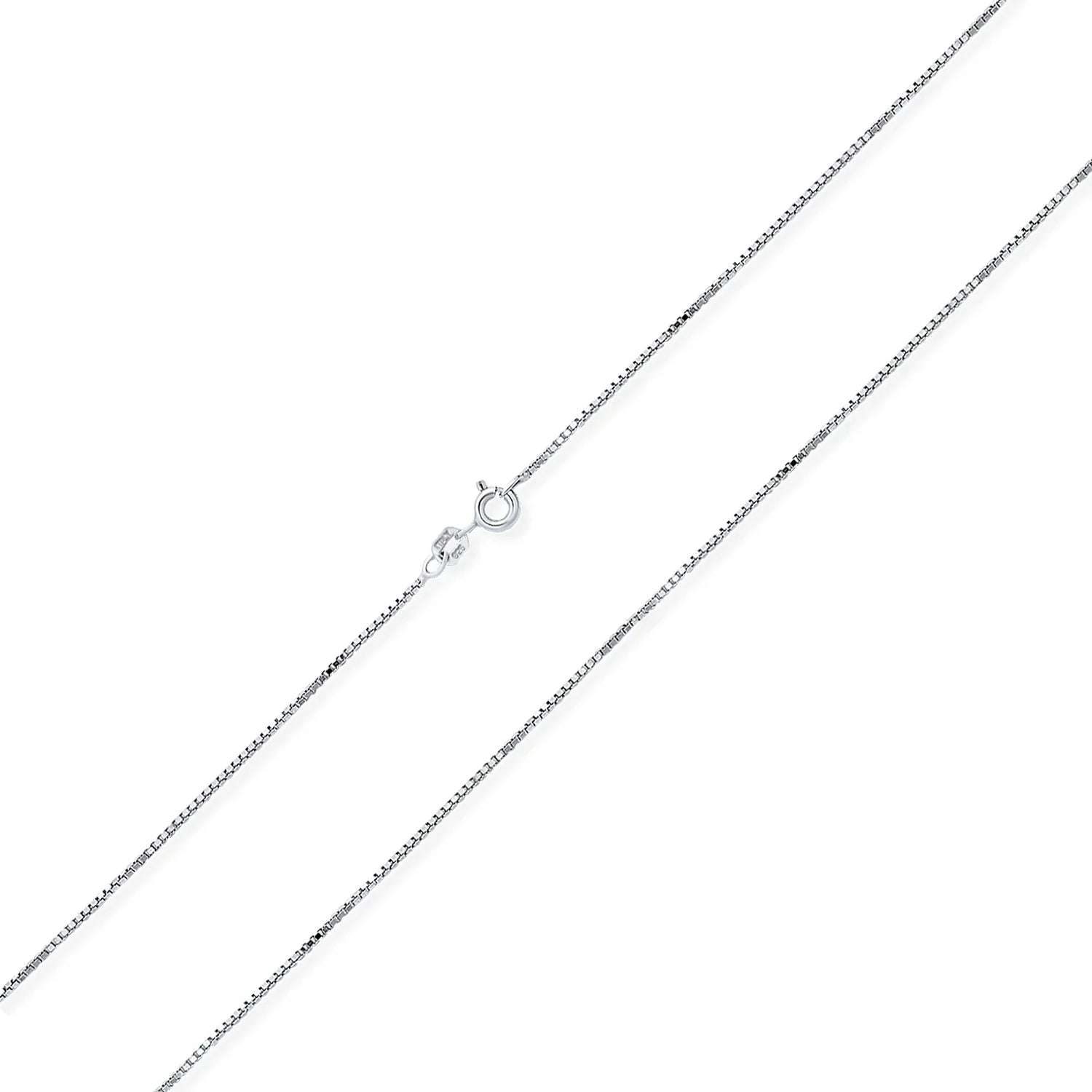 Basic 3MM Gold Plated Sterling Silver Box Chain Necklace Nickel-Free I – Bling Jewelry
