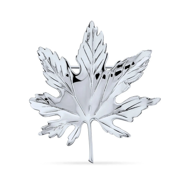 Canada Maple Leaf Brooche Pin - Sterling Silver Western Jewelry Access – Bling Jewelry