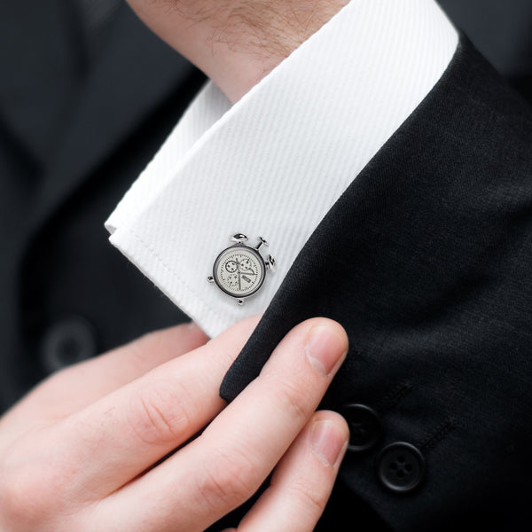 Stainless Steel Sterling Silver Cuff Links Unique Cufflinks For Men ...