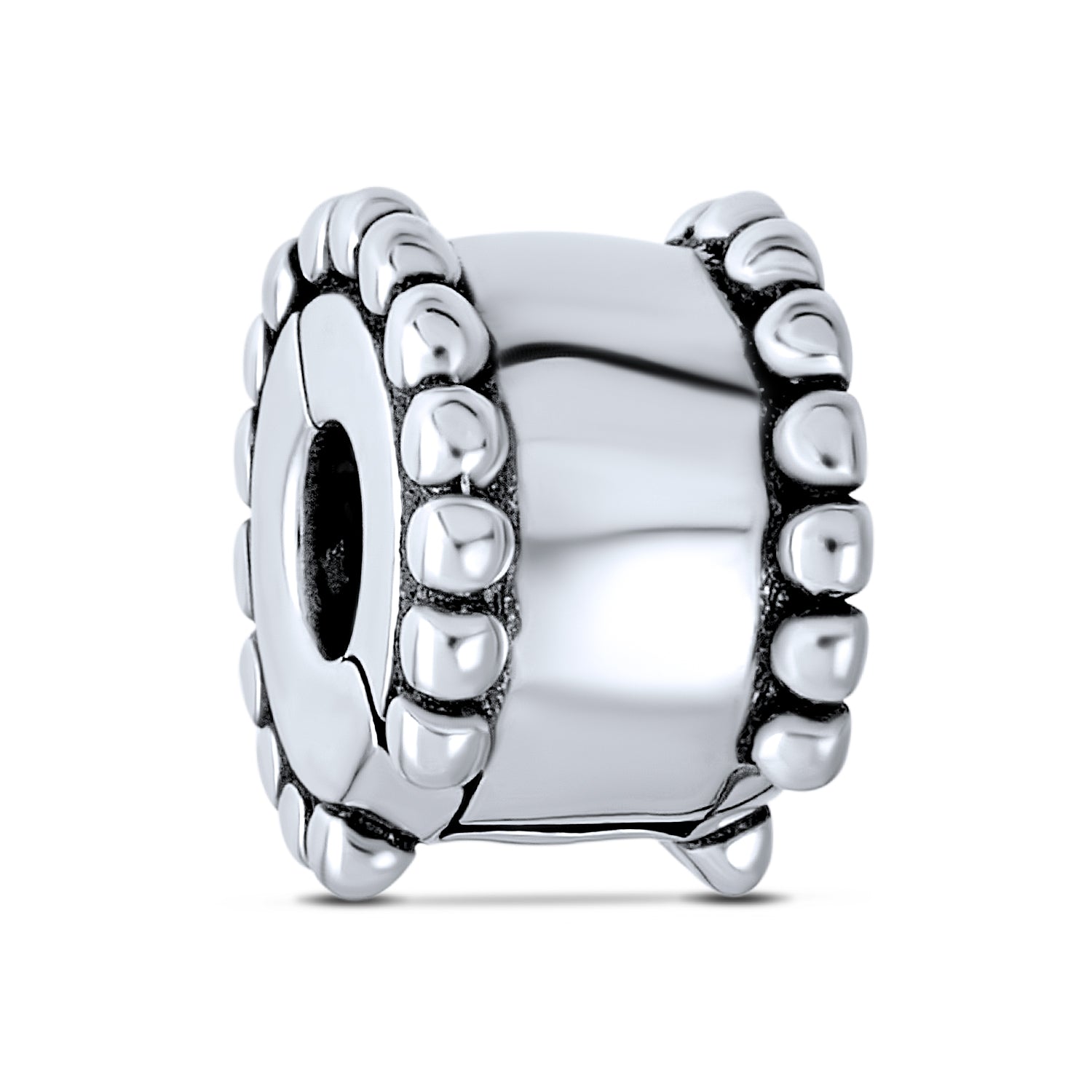 Sterling Silver Clasp Spacer Charm for European Bracelet - Edge Stoppe ...