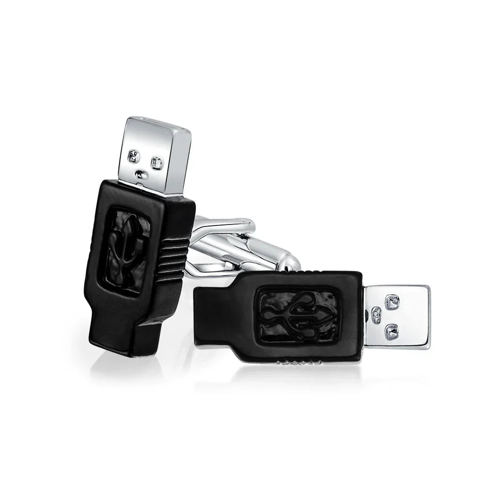 Computer Geek USB Flash Drive Shirt Cufflink for Executive Men ...
